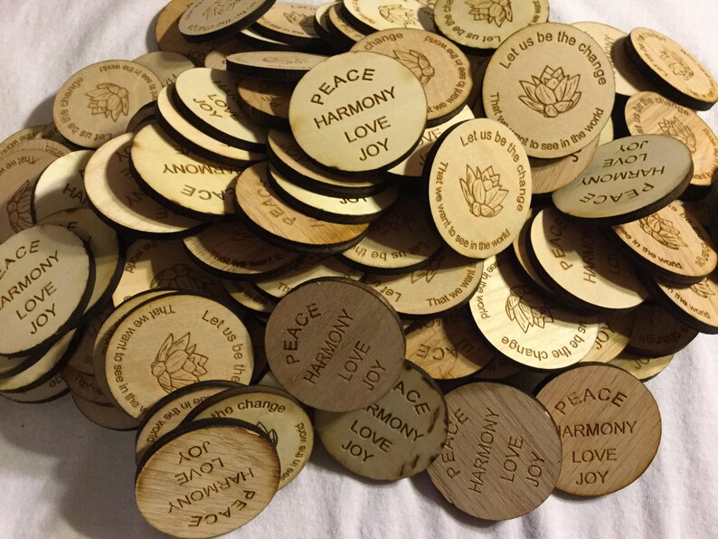 20 Personalized Inspirational Tokens, 20 Tokens - Etsy