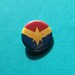 Carol Danvers / Captain Marvel Insignia Pinback Button - Etsy