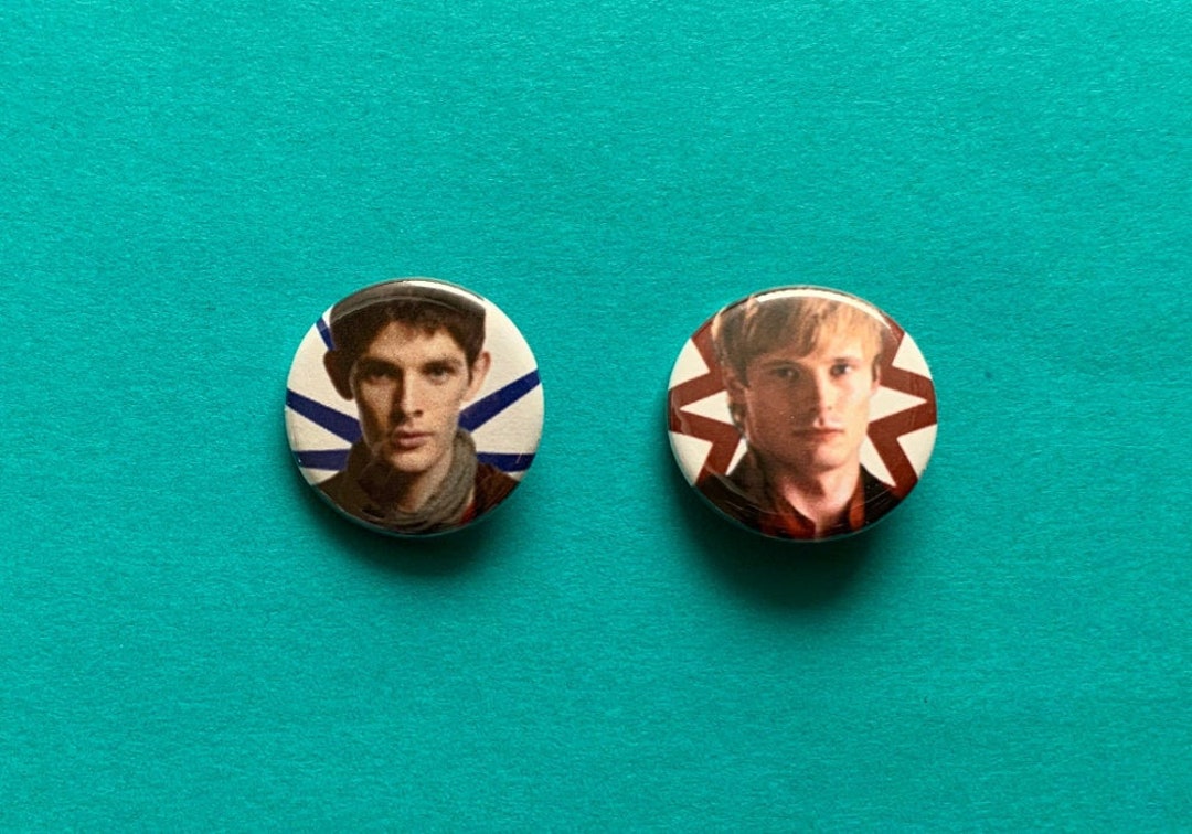 Merlin BBC / Merlin and Arthur Pinback Button or Magnets - Etsy