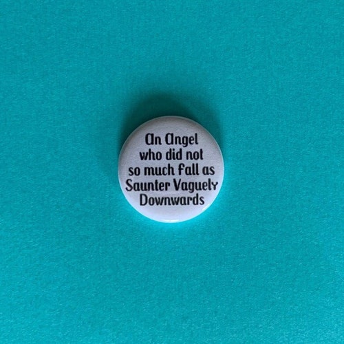Good Omens Pinback Buttons Or Magnets Etsy