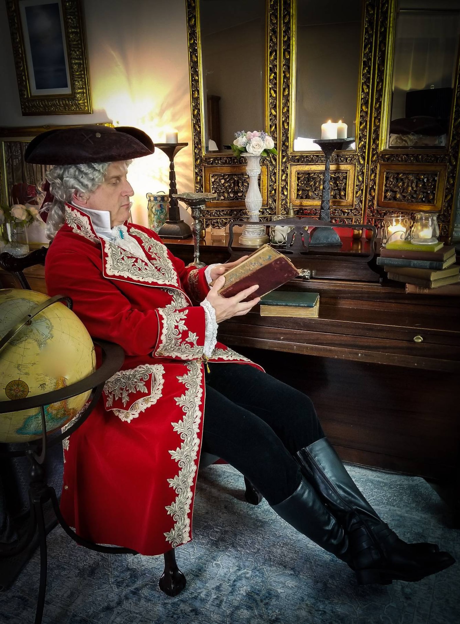 Rococo Costume, 18th Century Frock Coat,18th Century Men's Coat, Men's ...