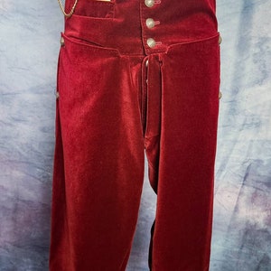 18th Century French Fly Breeches, Men's Costume, Rococo, Men's Breeches ...