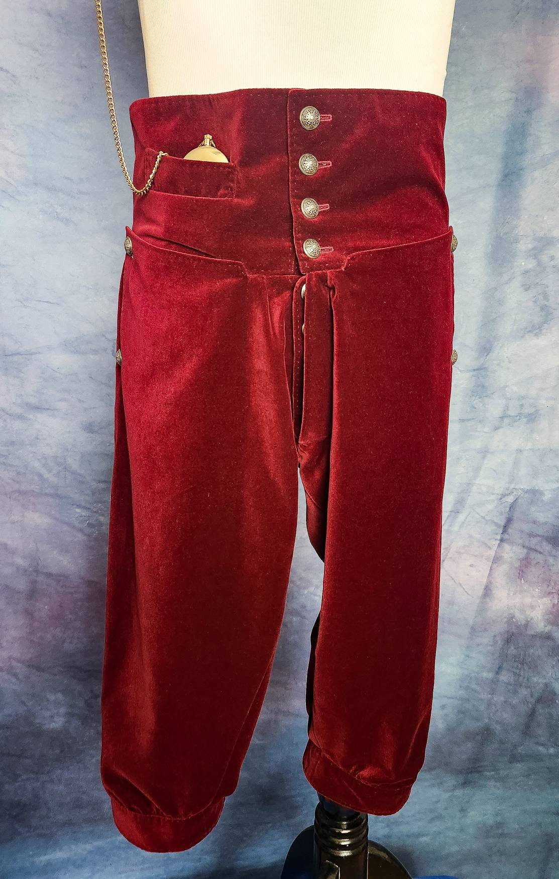 18th Century French Fly Breeches, Men's Costume, Rococo, Men's Breeches ...