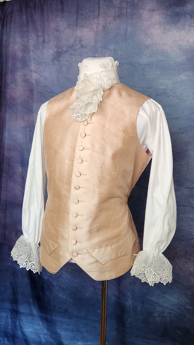 18th Century Men's Vest, 18th Century Men's Costume, Men's Rococo Vest ...