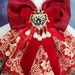 Red Gold Lace Jabot, 18th Century Men's Fashion, Rococo Men's Costume ...