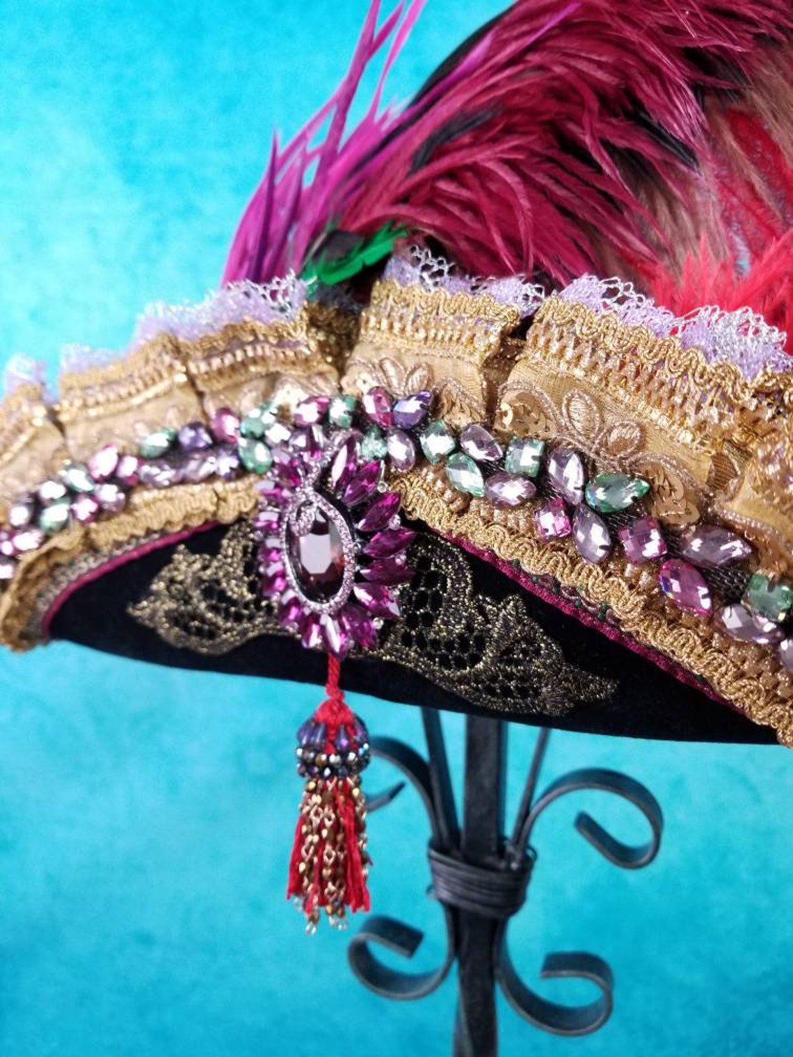 Hat 18th Century Costume Tricorn Hat 18th Century Men's - Etsy