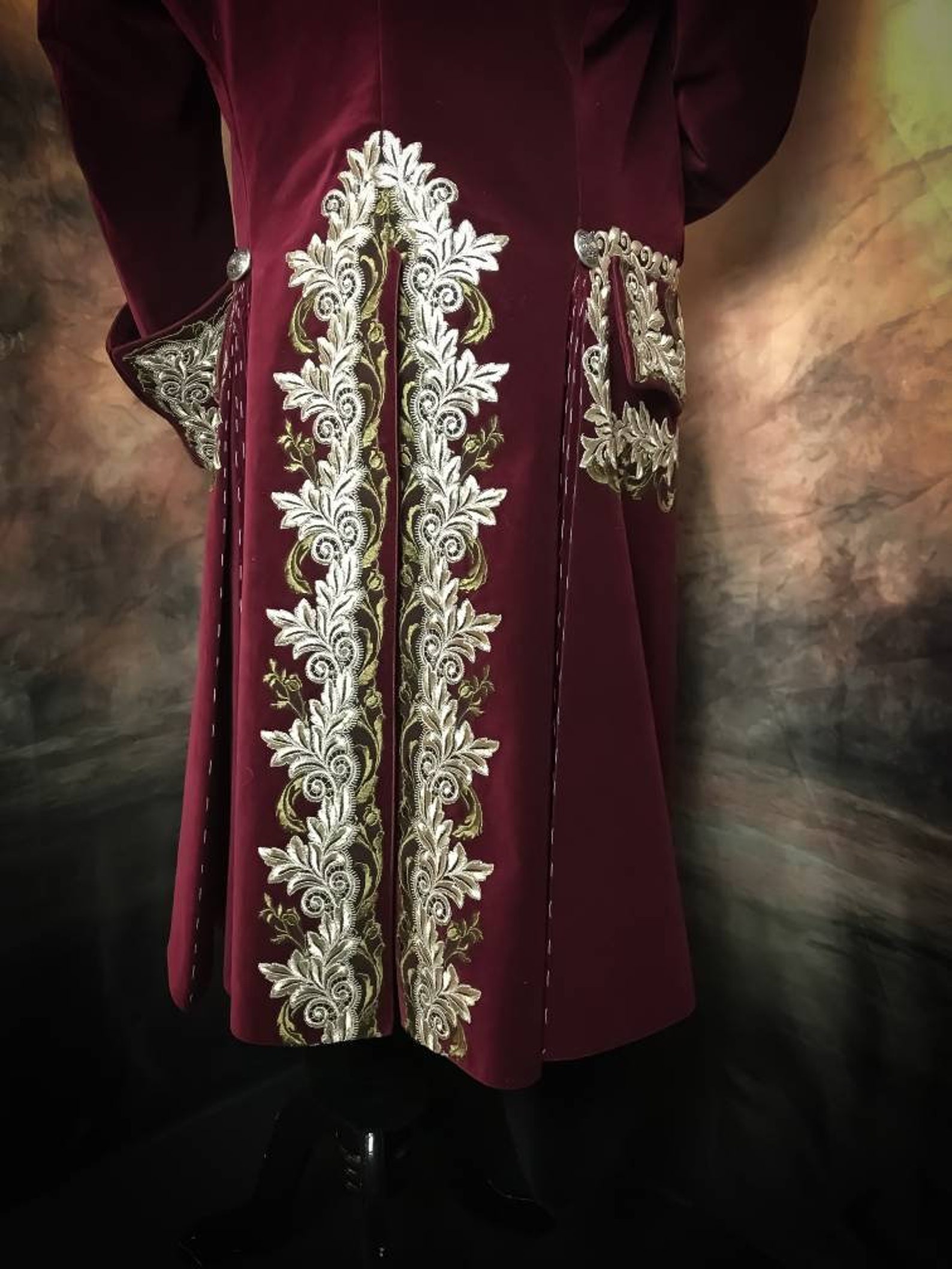 Rococo Costume, 18th Century Frock Coat and Vest, 18th Century Men's ...