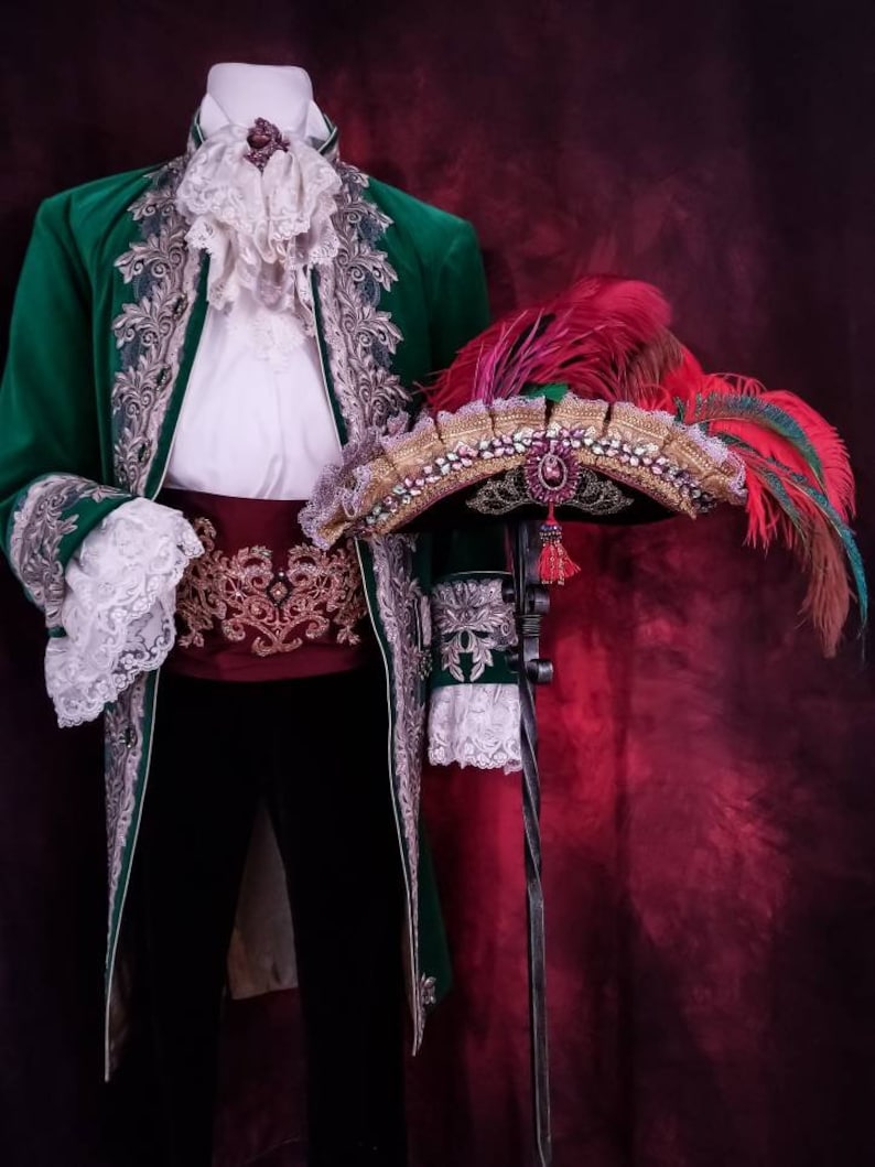 Hat, 18th Century Costume, Tricorn Hat, 18th Century Men's Costume. - Etsy