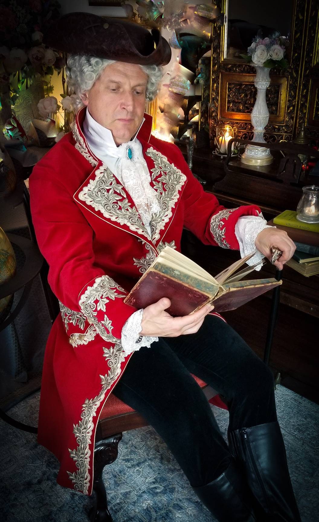 Rococo Costume, 18th Century Frock Coat,18th Century Men's Coat, Men's ...