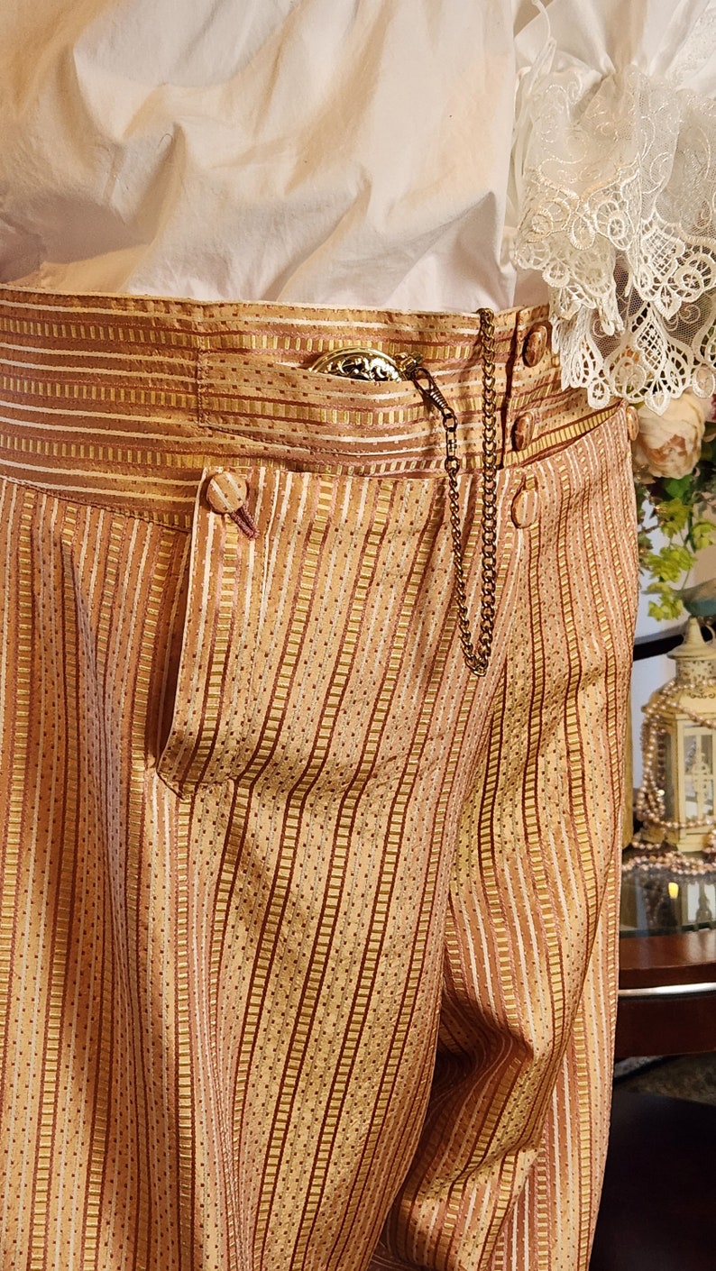 18th Century Front Fall Breeches, Men's Costume, Rococo, Men's Breeches ...