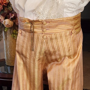 18th Century Front Fall Breeches, Men's Costume, Rococo, Men's Breeches ...