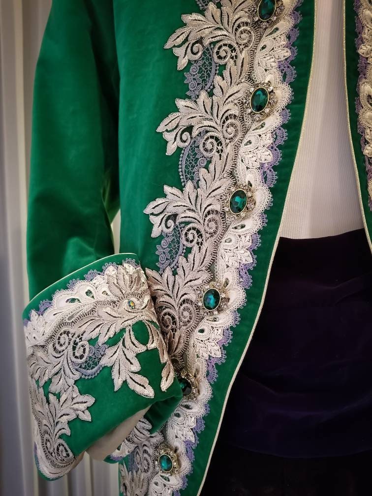 Rococo Costume, 18th Century Frock Coat,18th Century Men's Coat, Men's ...