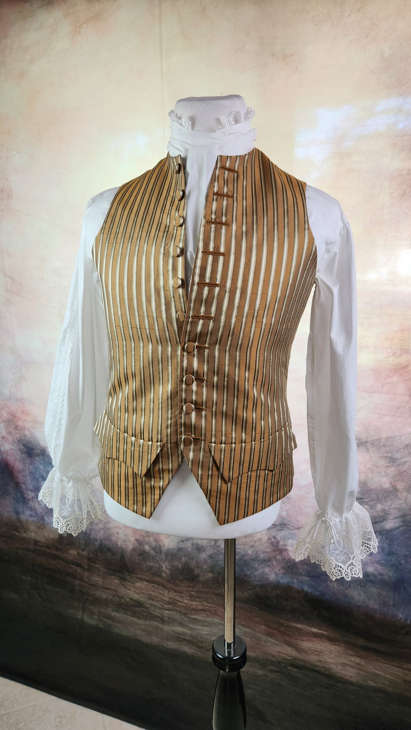18th Century Men's Vest, 18th Century Men's Costume, Men's Rococo Vest ...