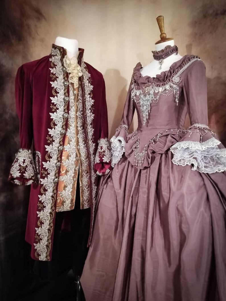 Rococo Costume, 18th Century Frock Coat,18th Century Men's Coat, Men's ...