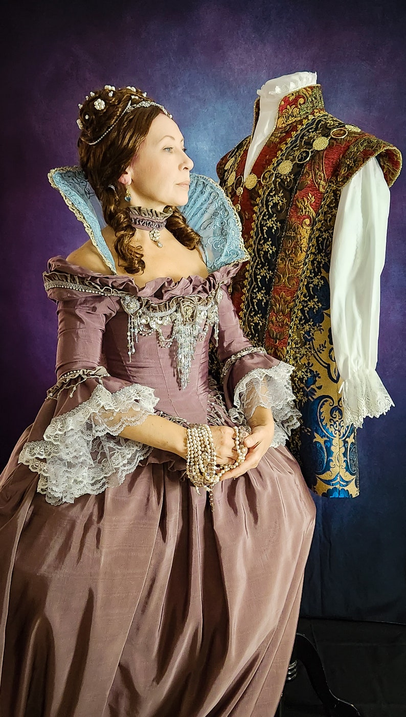 Elizabethian Collar, Whisk Standing Collar, Queen Elizabeth Dress ...