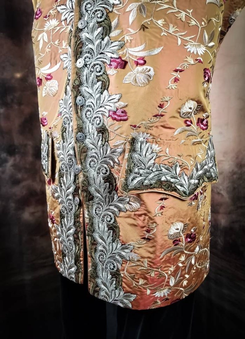 18th Century Men's Vest, 18th Century Men's Costume, Men's Rococo Vest ...