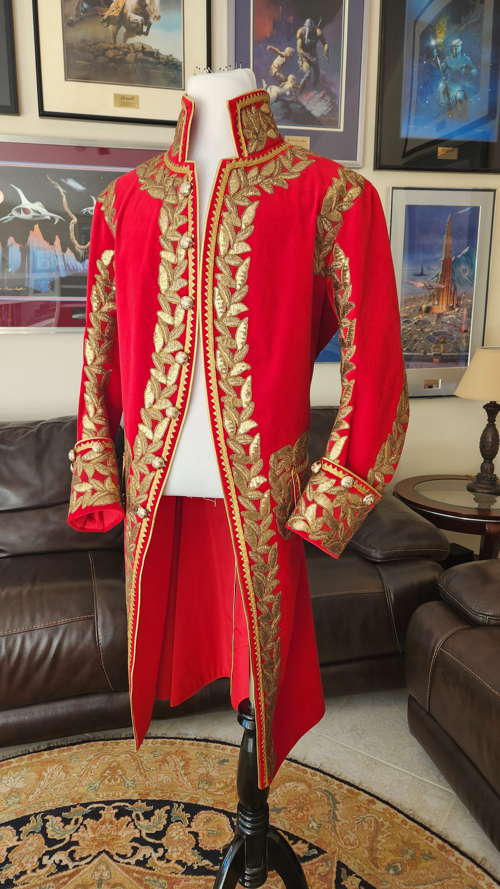 Diplomatic Uniform Rococo Costume 18th Century Frock - Etsy