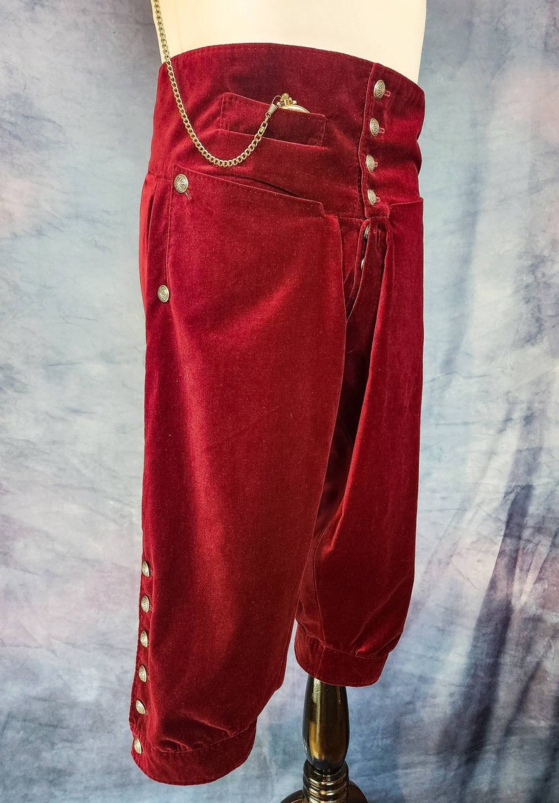 18th Century French Fly Breeches, Men's Costume, Rococo, Men's Breeches ...