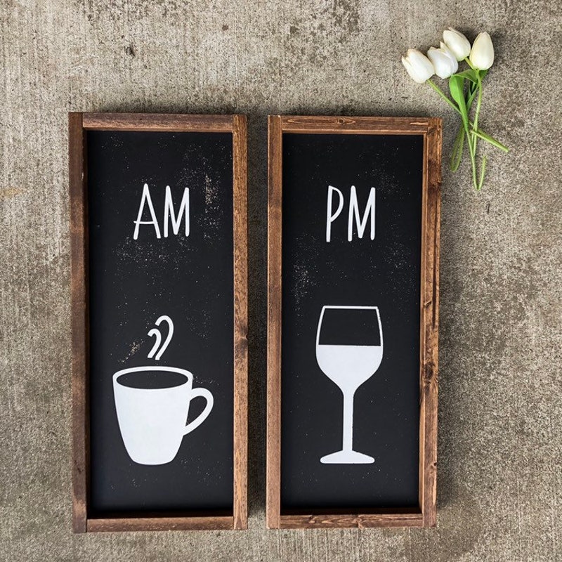 Am Pm Sign - Etsy