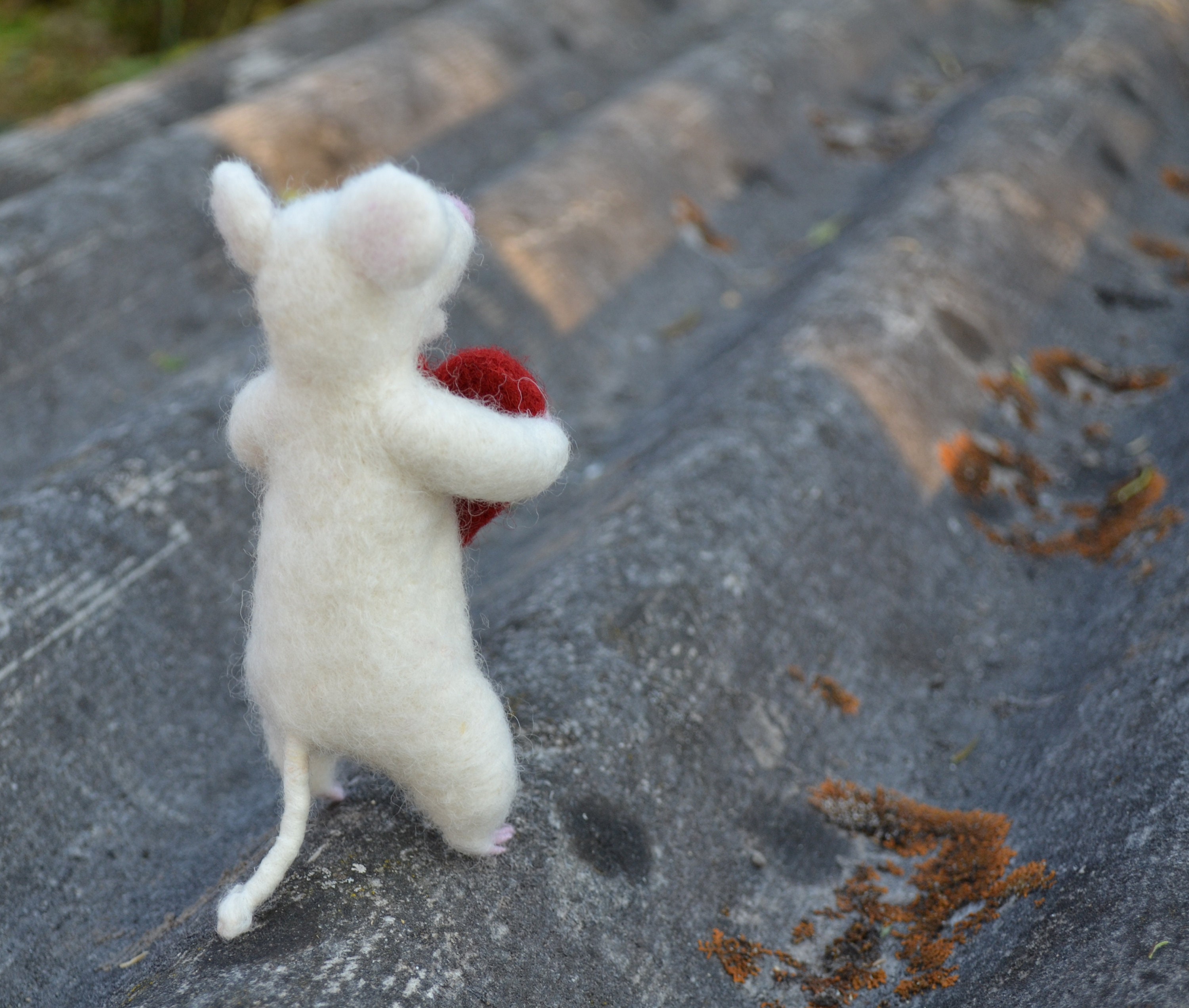 Felt Mobile Mouse Woodland Toy Animal Felted Pet Wool Decor - Etsy