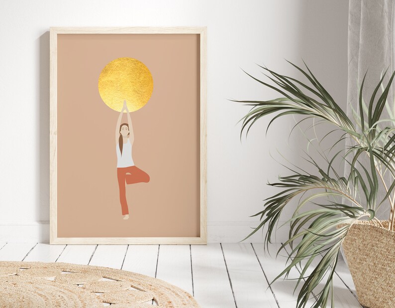 Sun Salutation Poster | Printable Poster - Etsy Canada
