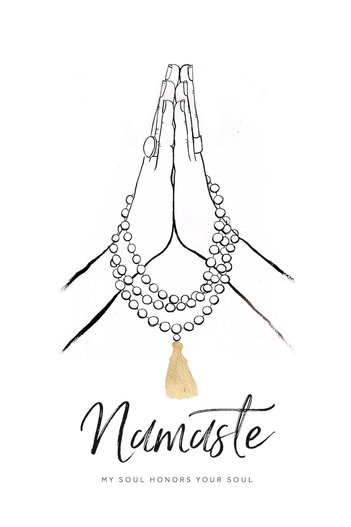 Namaste Printable Poster - Etsy