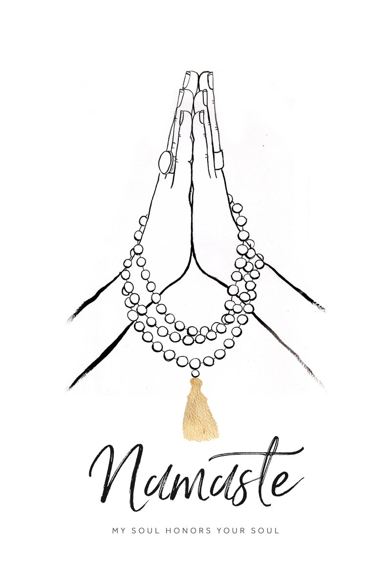 Namaste Printable Poster - Etsy