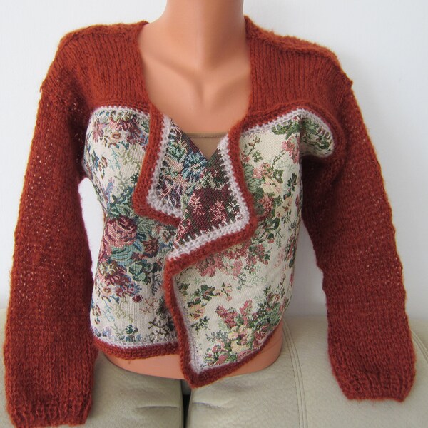 Burnt Orange Bolero - Etsy