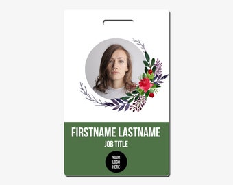 Plastic Id Badge | Etsy