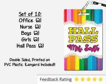 Superhero Theme Classroom Hall Passes for Teachers | Etsy