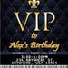 VIP Pass Birthday Invitation PLASTIC VIP Pass Birthday Vip | Etsy