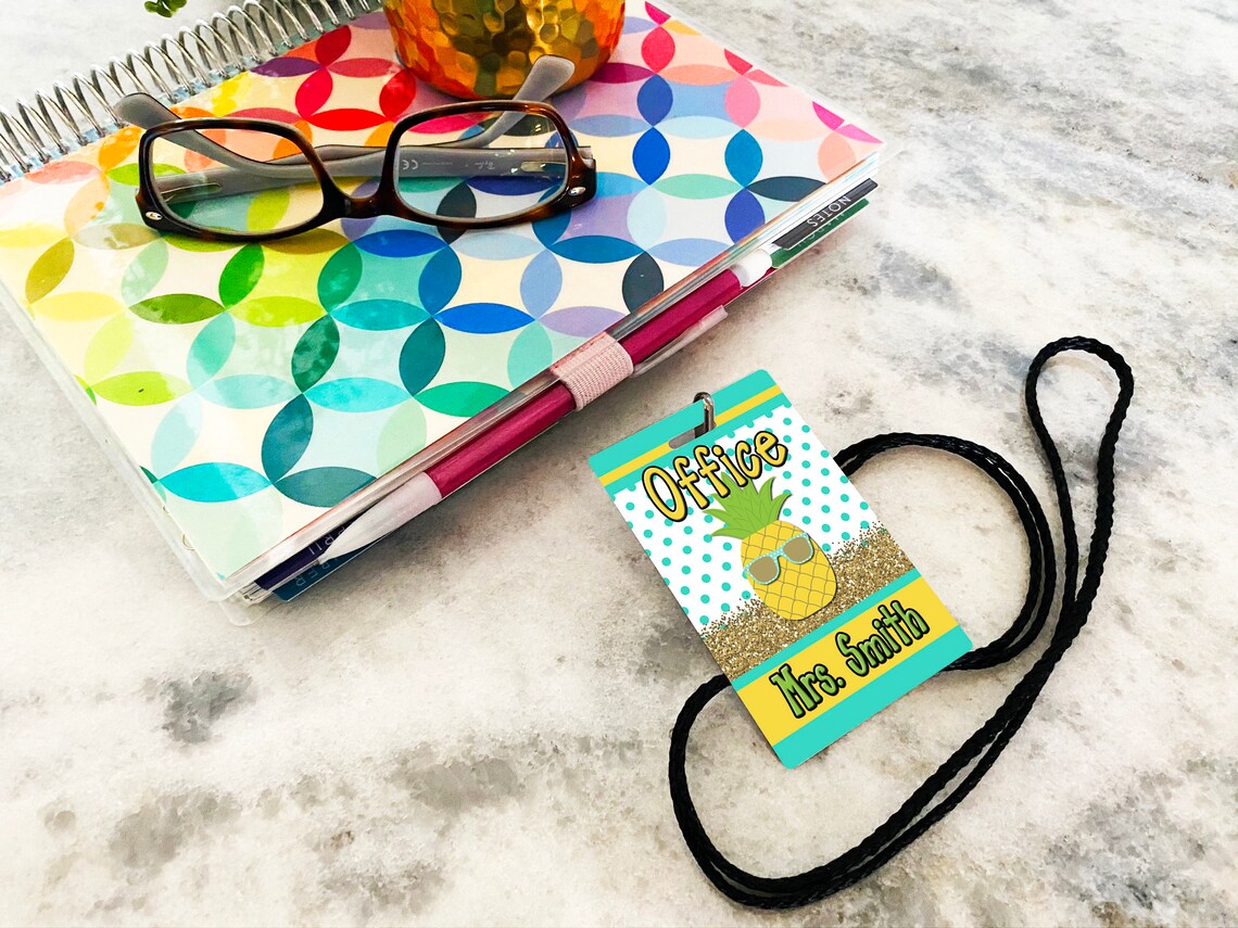 Pineapple Theme Classroom Hall Passes for Teachers - Etsy