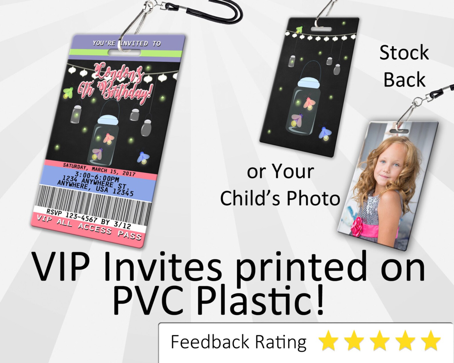 Firefly Birthday Invitation PLASTIC Firefly Birthday Firefly - Etsy