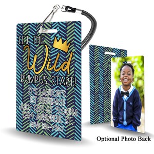 Wild Rumpus Birthday Invitation PLASTIC Wild Rumpus Birthday, Wild ...