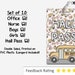 School Bus Theme Classroom Hall Passes for Teachers, Personalized, Set ...