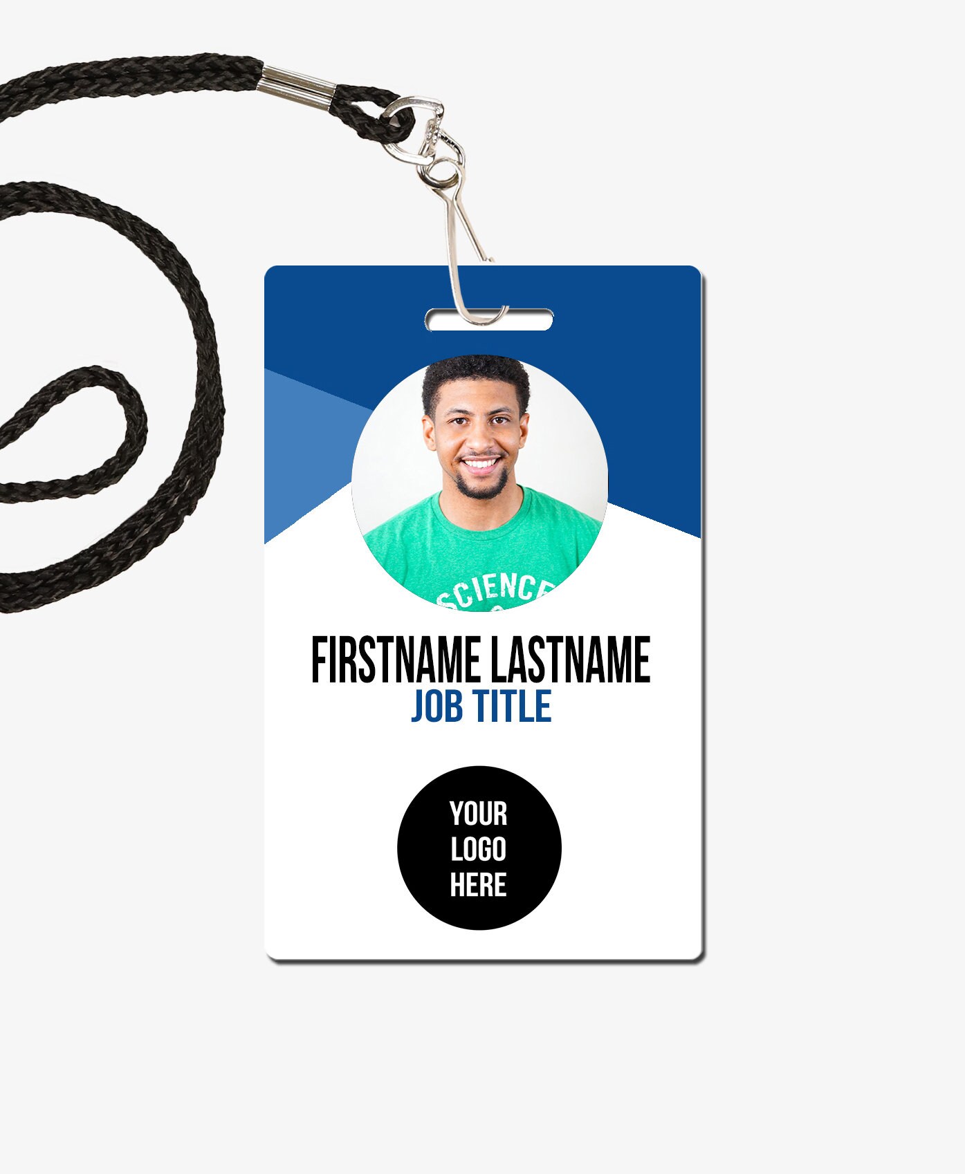 Personalized Office Badge With Photo - Customizable ID Badge for ...