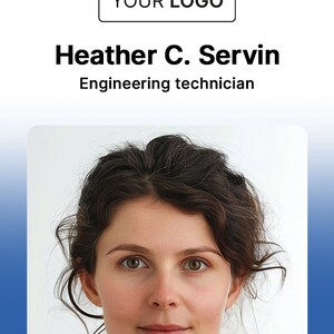 Personalized Employee ID Card - Corporate Staff Identification ...