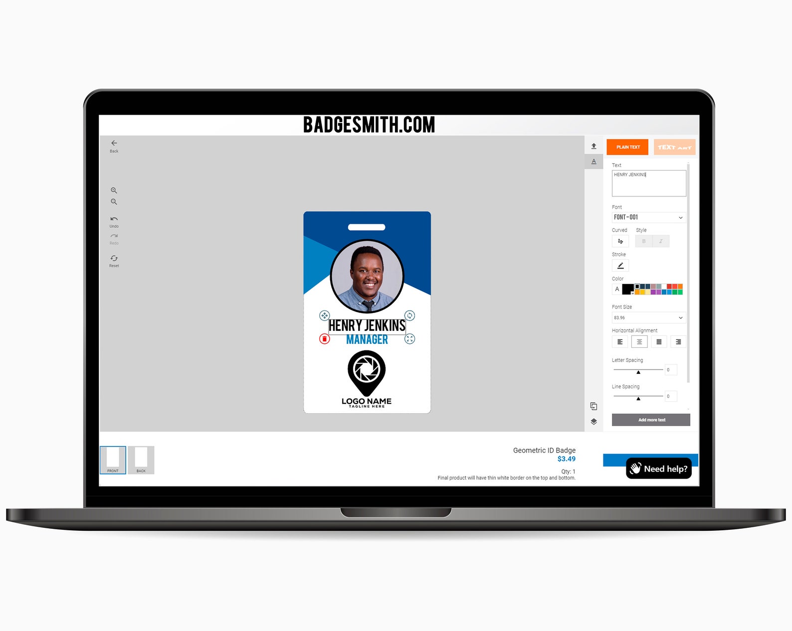 Conference ID Badge - Event Badge, Special Event Identification ...