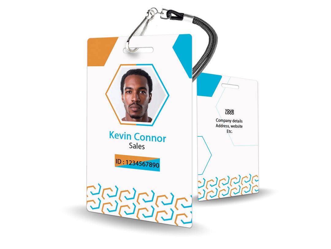 Custom Office Badge - Corporate Badge, Office ID, Professional ID ...