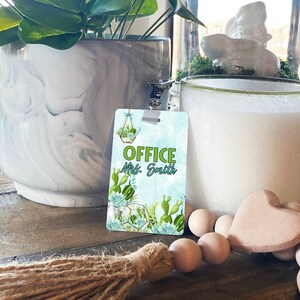 Succulent Terrarium Theme Classroom Hall Passes for Teachers ...