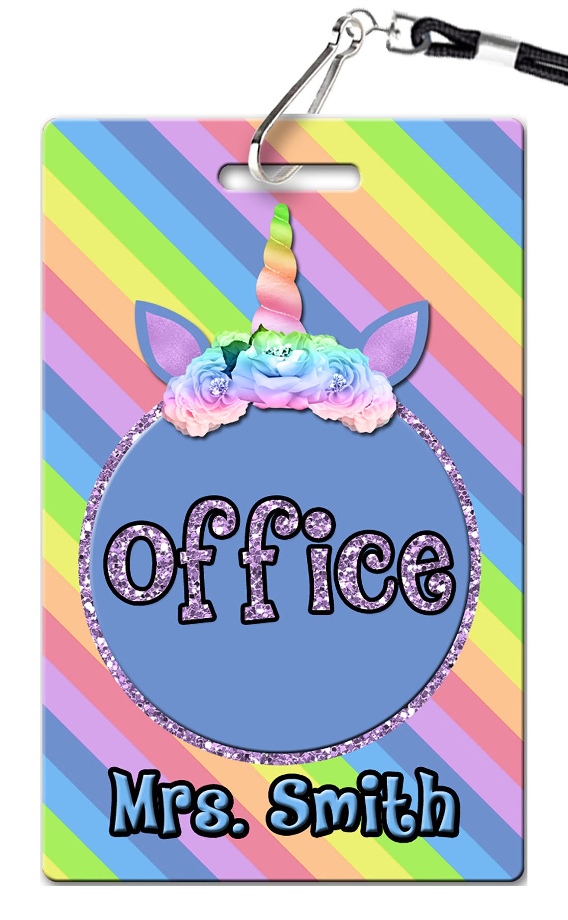 Unicorn Theme Classroom Hall Passes for Teachers | Etsy