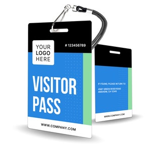 Custom Conference ID Badge - Professional Event Attendee Access Pass - Etsy