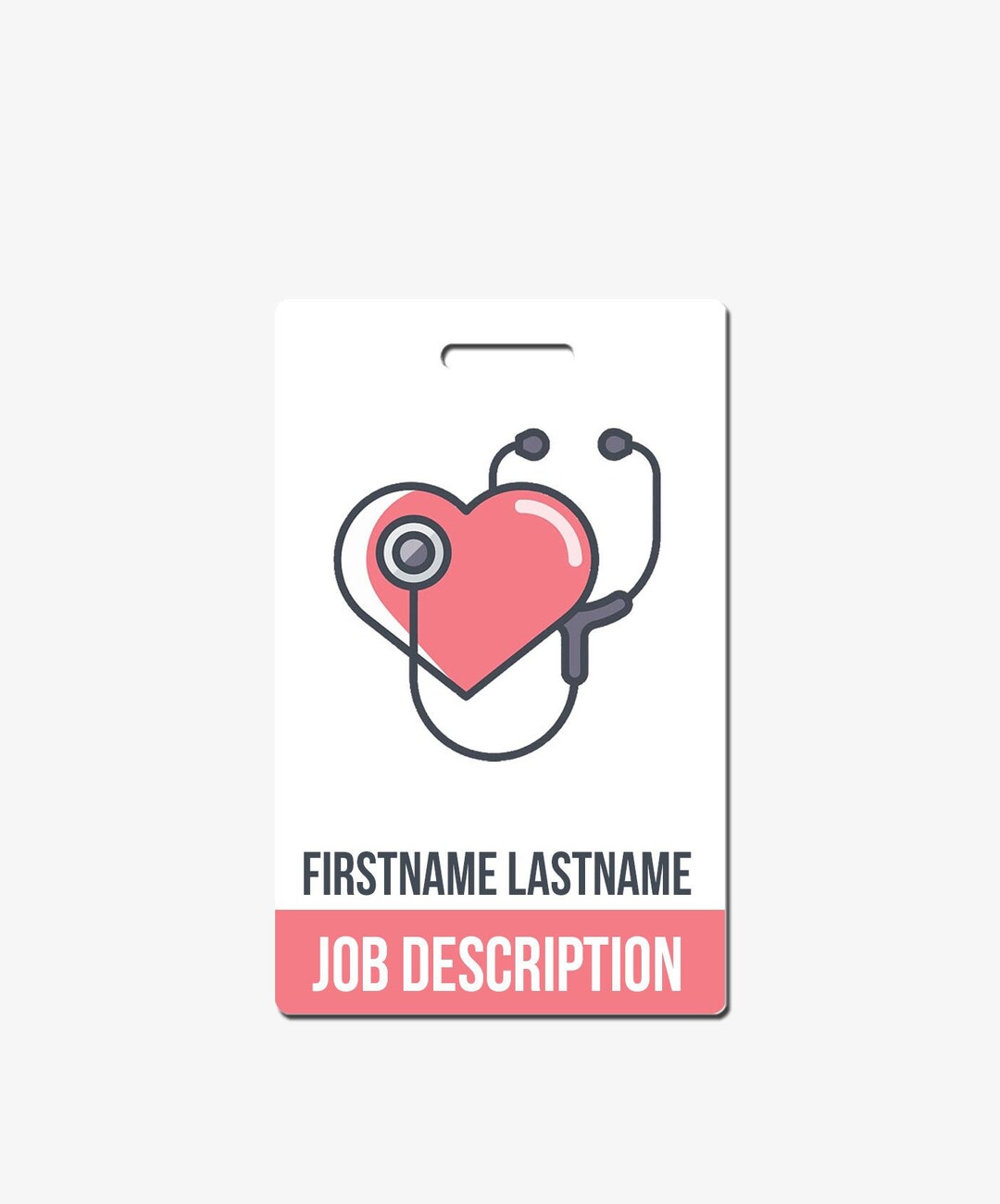 Custom ID Badge Design Your Own Id Card Plastic Badge - Etsy