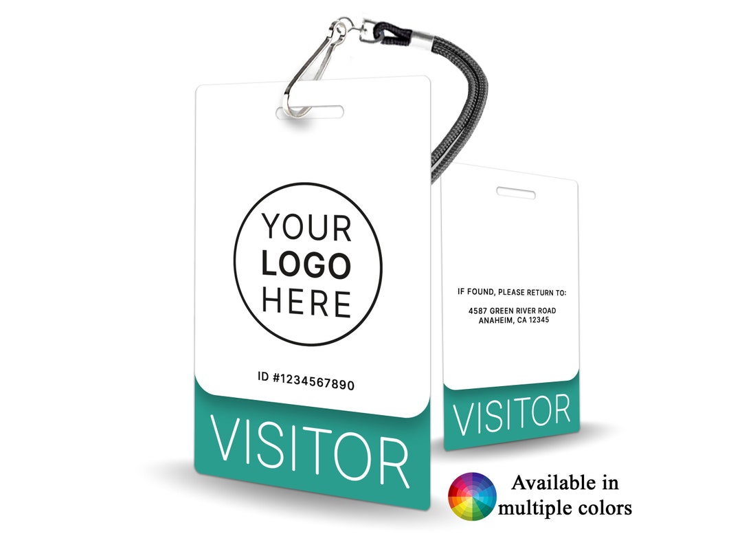 Corporate Event Badge - Personalized Visitor ID, Temporary Corporate ...