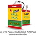 Crayon Theme Classroom Hall Passes for Teachers, Personalized, Set of ...