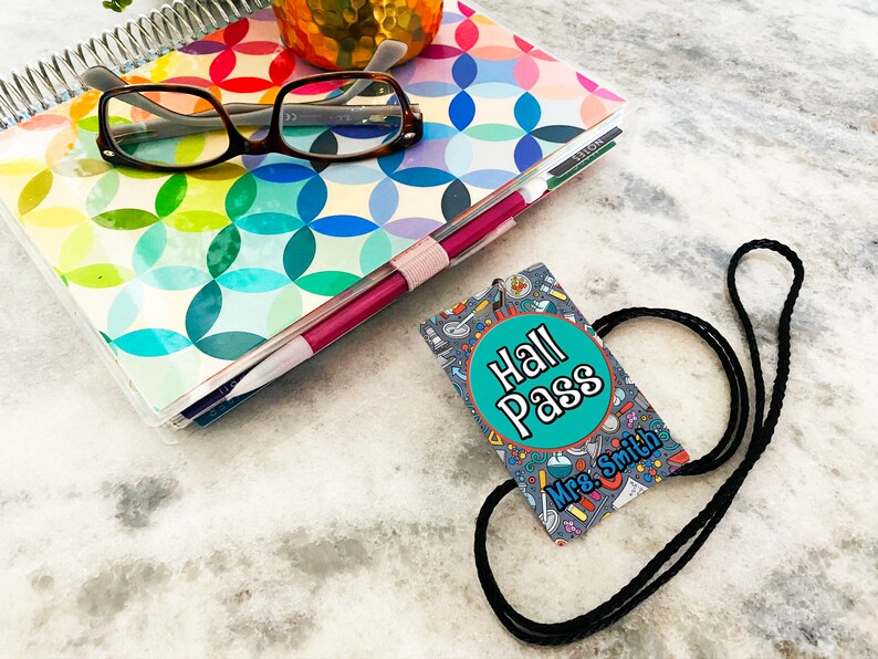 Science Theme Classroom Hall Passes for Teachers | Etsy