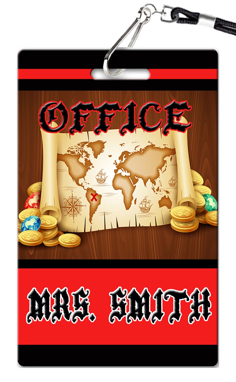 Pirate Theme Classroom Hall Passes for Teachers Personalized - Etsy