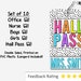 Boho Brights Theme Classroom Hall Passes for Teachers - Etsy