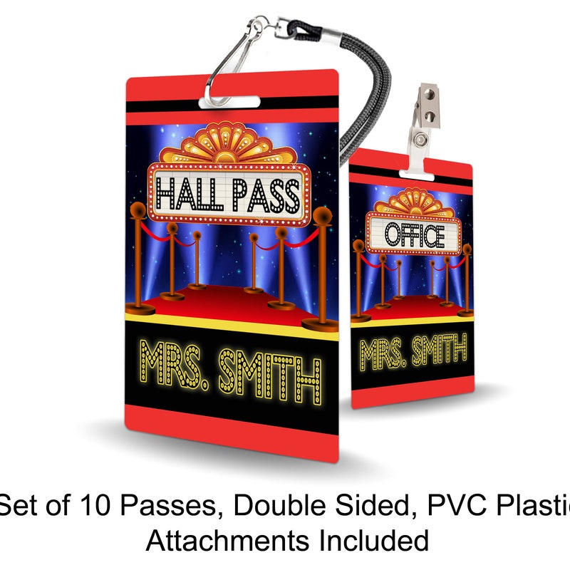 Hollywood Teacher Sign - Etsy