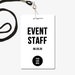 Staff Badge for Conference or Event Conference Badge, Event Staff ID ...